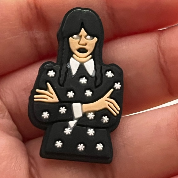 CROCS | Accessories | Wednesday Addams | Poshmark